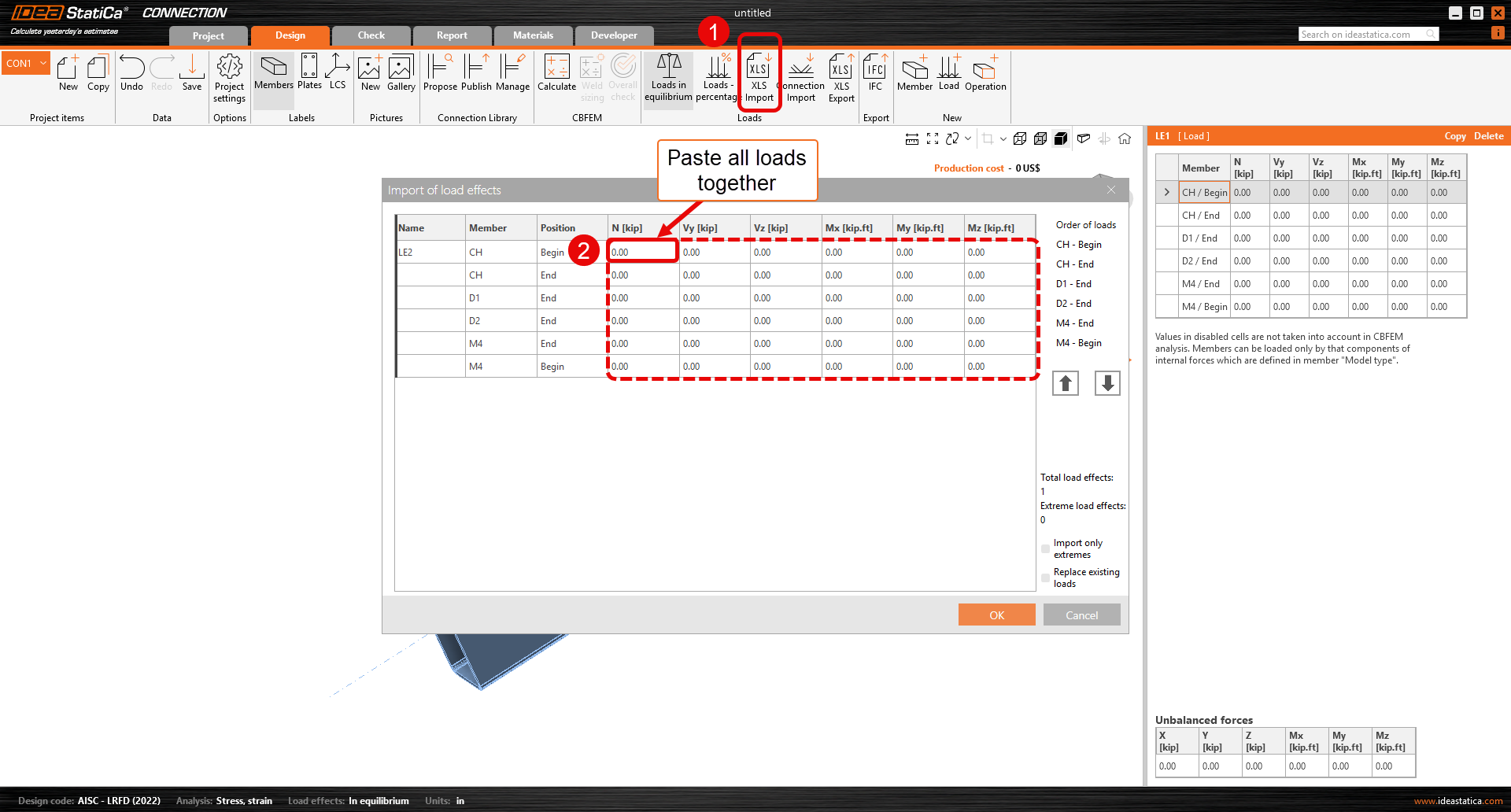 RISA-3D import into IDEA StatiCa | IDEA StatiCa